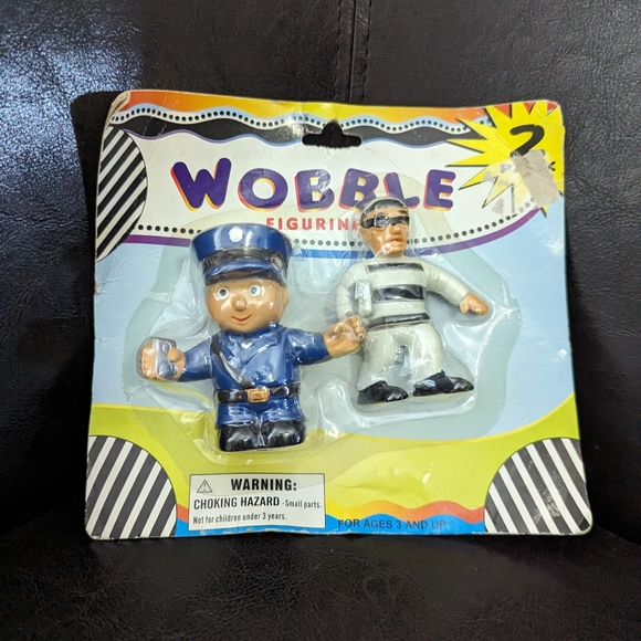 wobble | Toys | Wobble Figurine Cop And Inmate New Im Box Box Shows Age ...